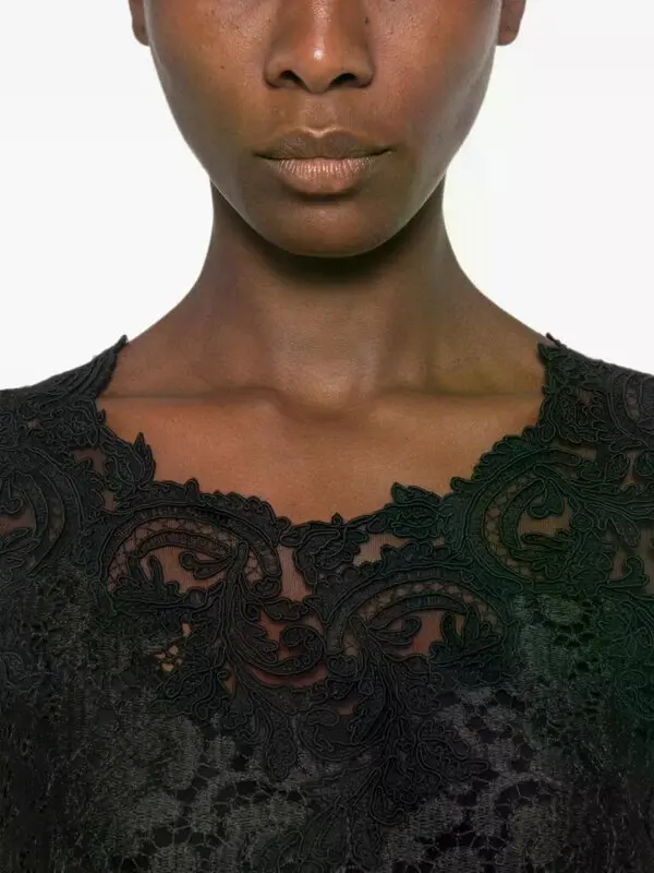 Ermanno Scervino Floral-lace Mini Dress