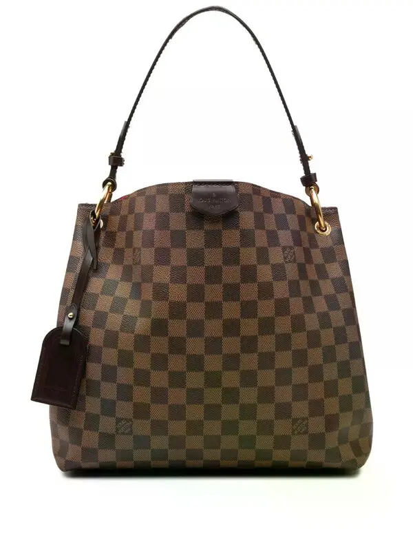LOUIS VUITTON 2018 Damier Ebene Graceful Pm Shoulder Bag