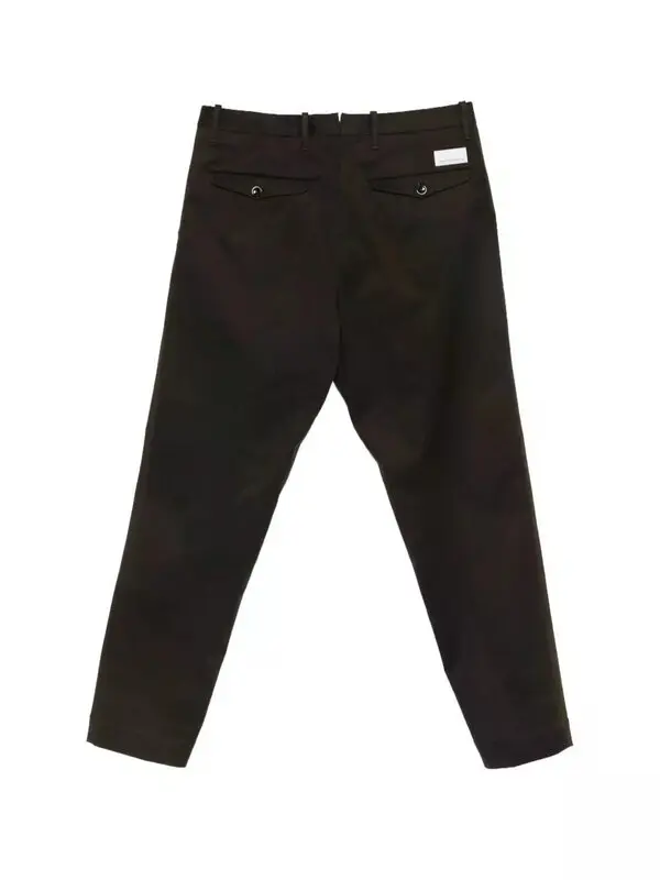 NINE:INTHE:MORNING Slim-fit Button-fastening Chinos - Brown