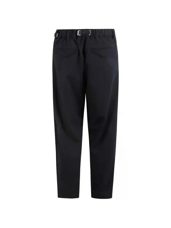 WHITE SAND Belted Pleated Trousers