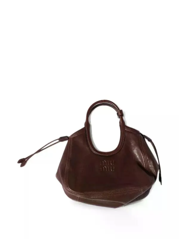 Miu Miu Ivy Nappa Leather Tote Bag