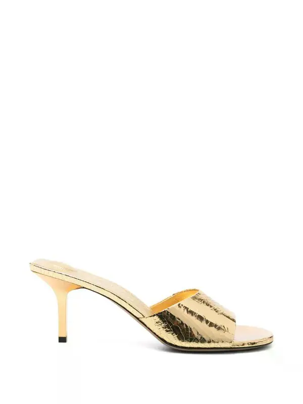 Jacquemus Heeled Sandals - Gold