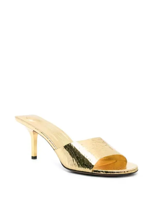 Jacquemus Heeled Sandals - Gold