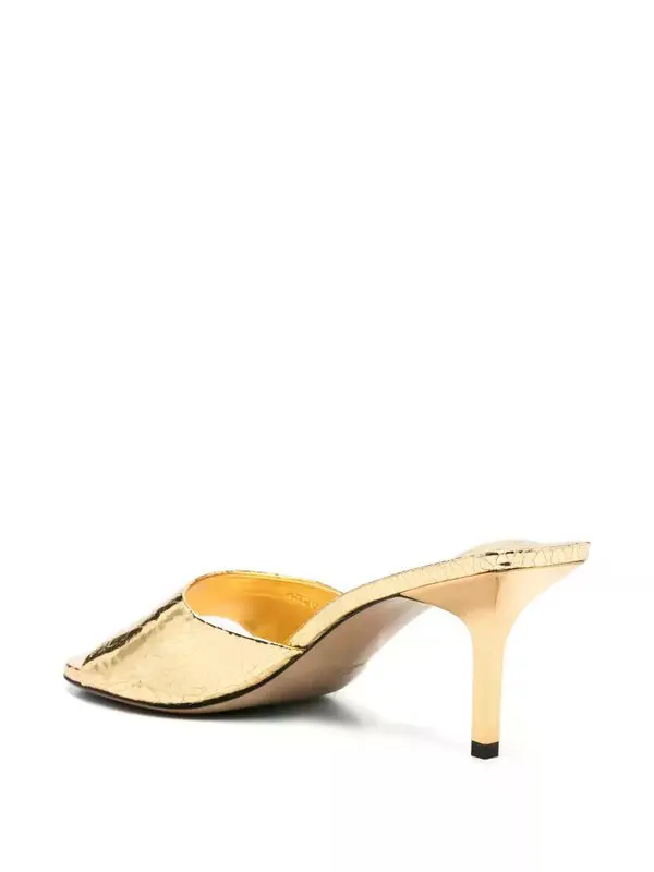 Jacquemus Heeled Sandals - Gold