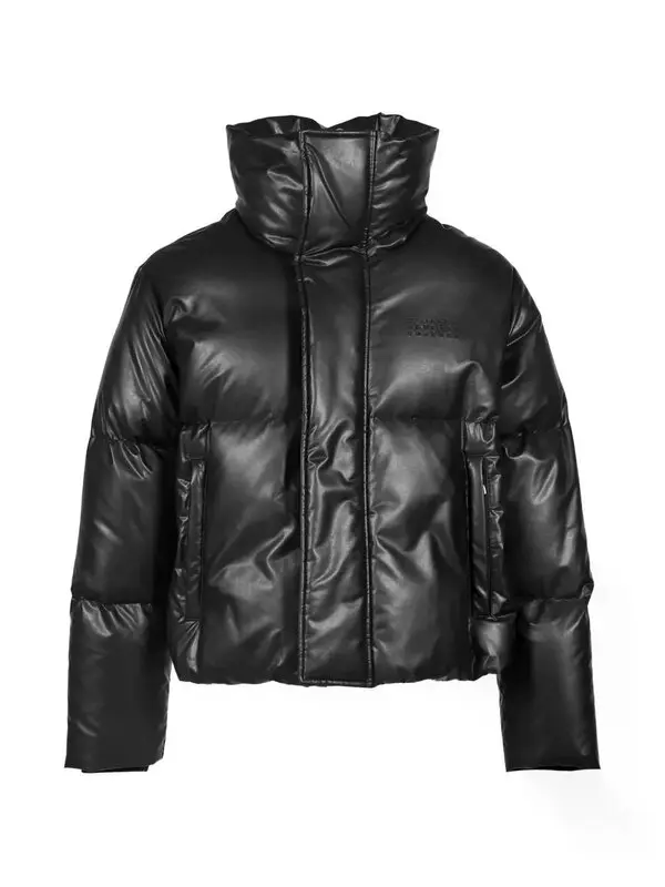 MAISON MARGIELA Faux-leather Padded High-neck Jacket