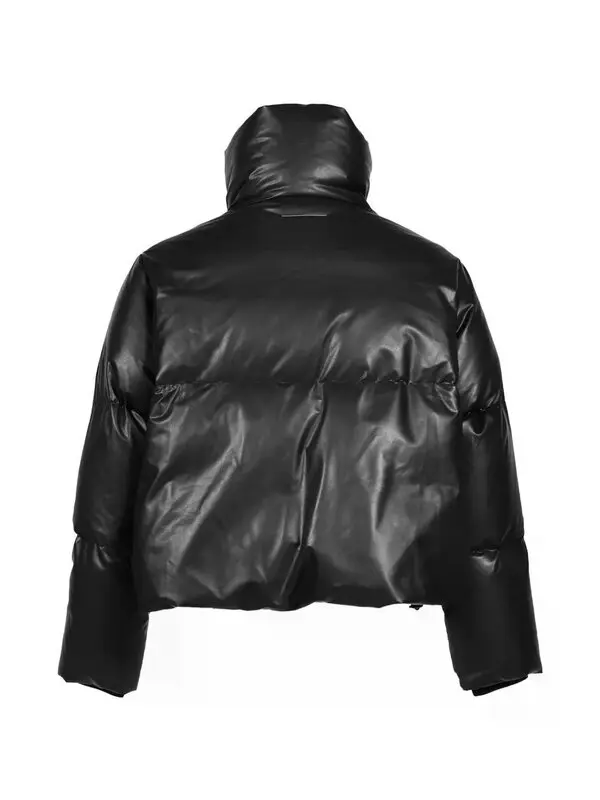 MAISON MARGIELA Faux-leather Padded High-neck Jacket