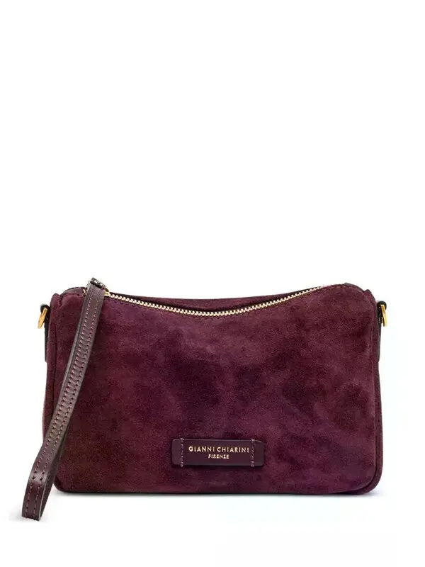 GIANNI CHIARINI Nora Suede Clutch Bag