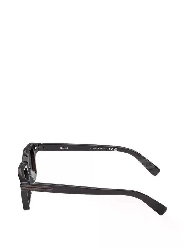 Zegna Rectangle-frame Sunglasses