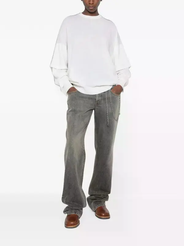 DARKPARK Layered-sleeves Sweater