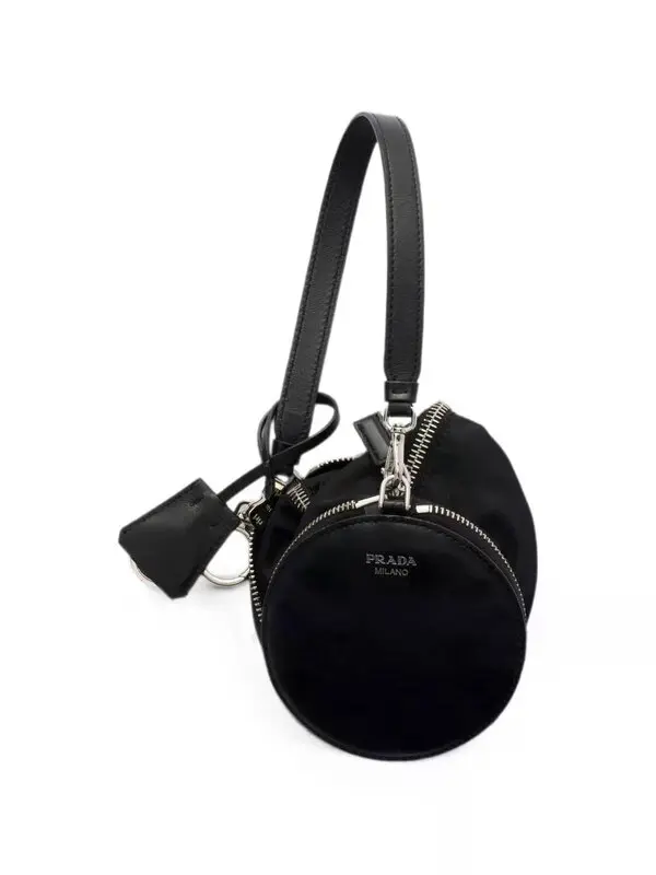 Prada Re-nylon And Leather Foldable Mini-bag
