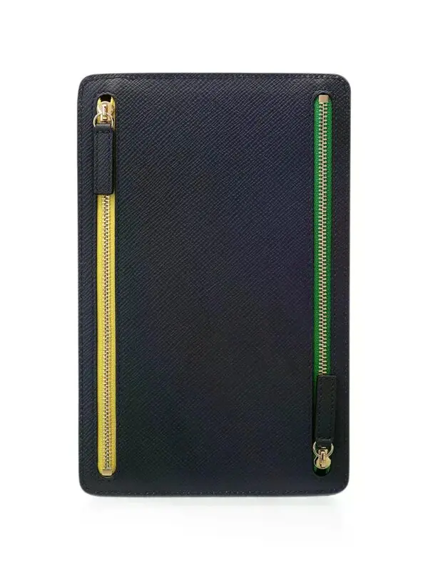 Smythson Leather Multi-zip Case