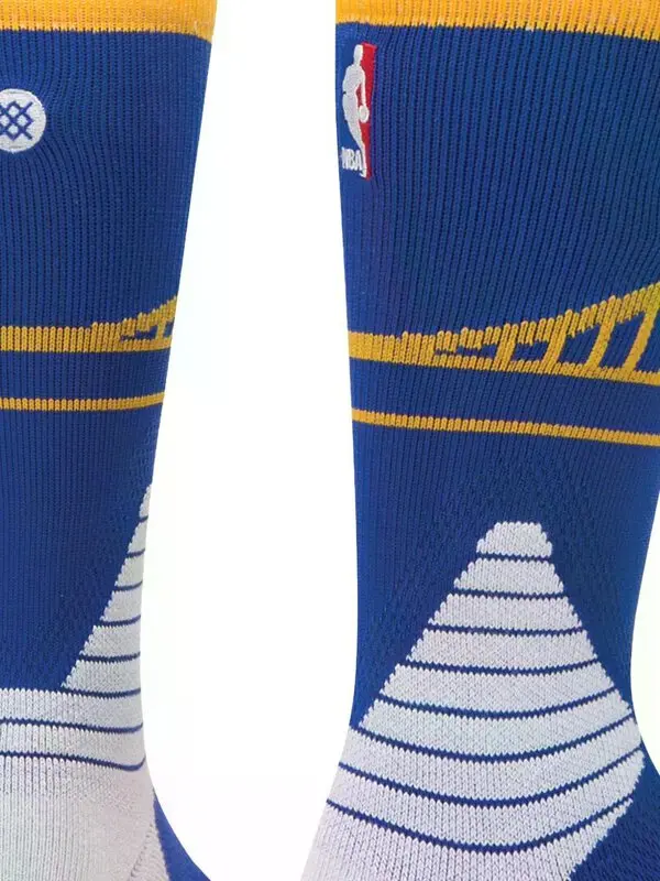 Stance X Nba Golden State Warriors Bridge Intarsia-knit Socks - Blue
