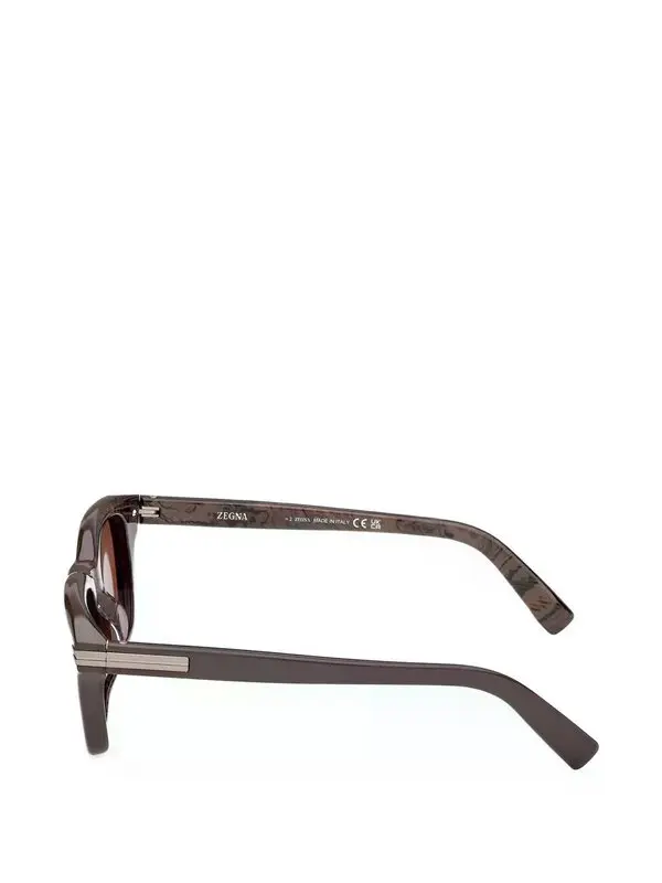 Zegna Square-frame Sunglasses