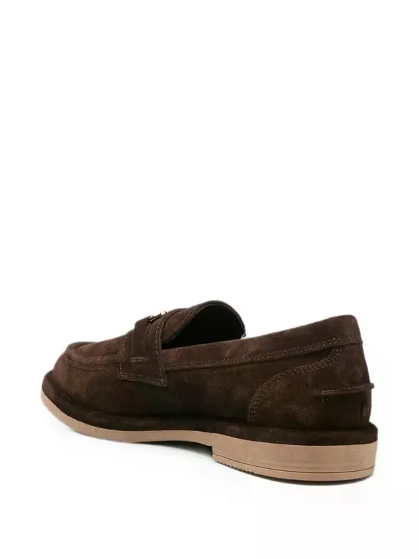 SERGIO MORETTI FIRENZE Suede Horsebit Loafers