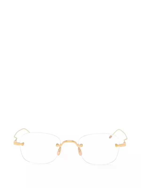 Thom Browne Rimless Geometric-frame Glasses