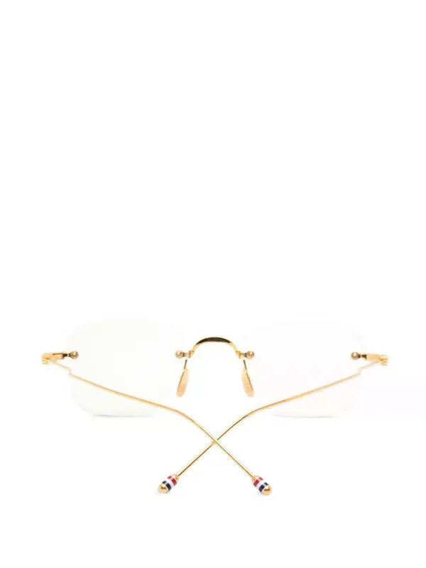 Thom Browne Rimless Geometric-frame Glasses