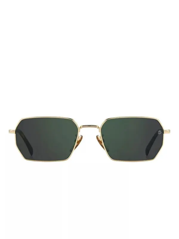 DB EYEWEAR BY DAVID BECKHAM Geometric-frame Sunglasses - Gold