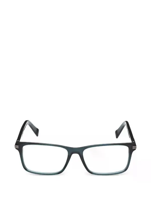 Zegna Rectangle-frame Glasses