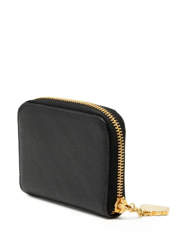 Prada 2013-2026 Saffiano Zip Around Coin Pouch