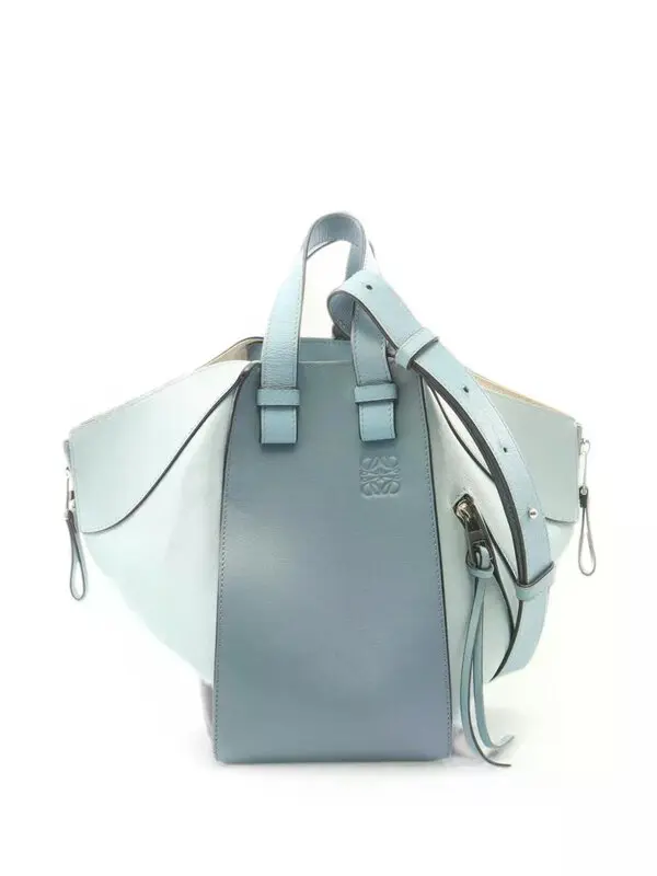 Loewe 2000s Small Hammock Tote Bag - Blue