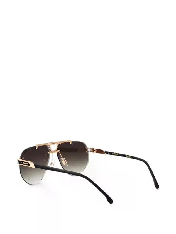 Carrera Eyewear Pilot Frame Sunglasses With Brown Tinted Lenses