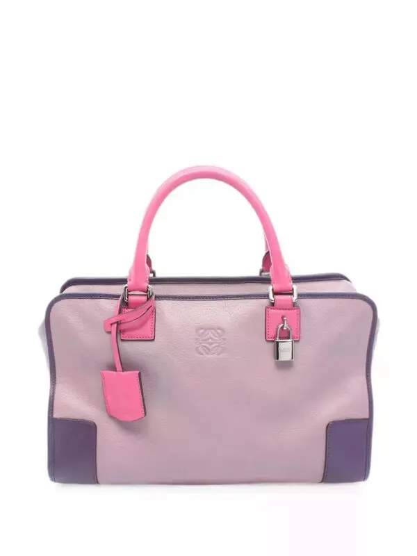 Loewe Amazona 36 Calf Leather Tote Bag - Neutrals