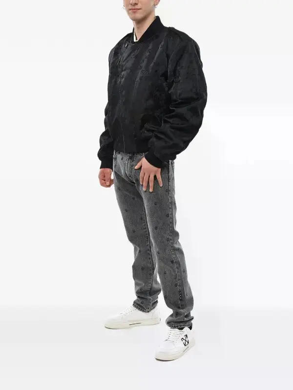Off-White Arrows-jacquard Bomber Jacket