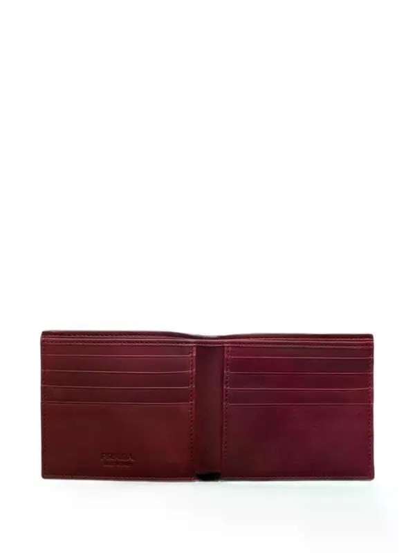Prada Antiqued Leather Wallet