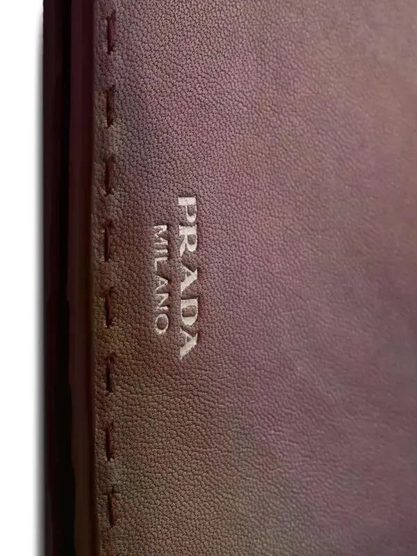Prada Antiqued Leather Wallet
