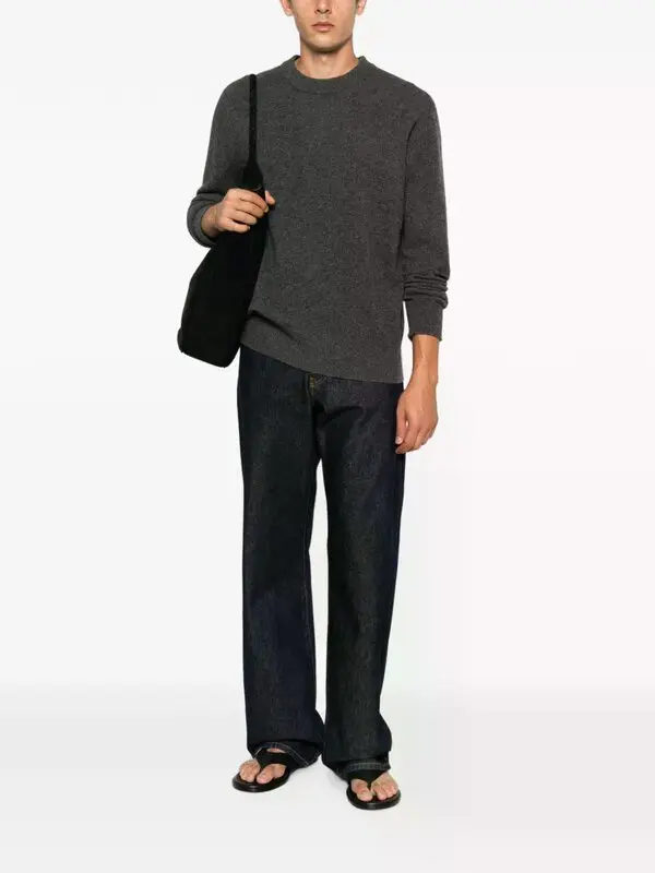 ATOMO FACTORY Crew-neck Ribbed-trim Sweater