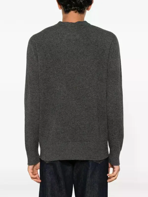ATOMO FACTORY Crew-neck Ribbed-trim Sweater