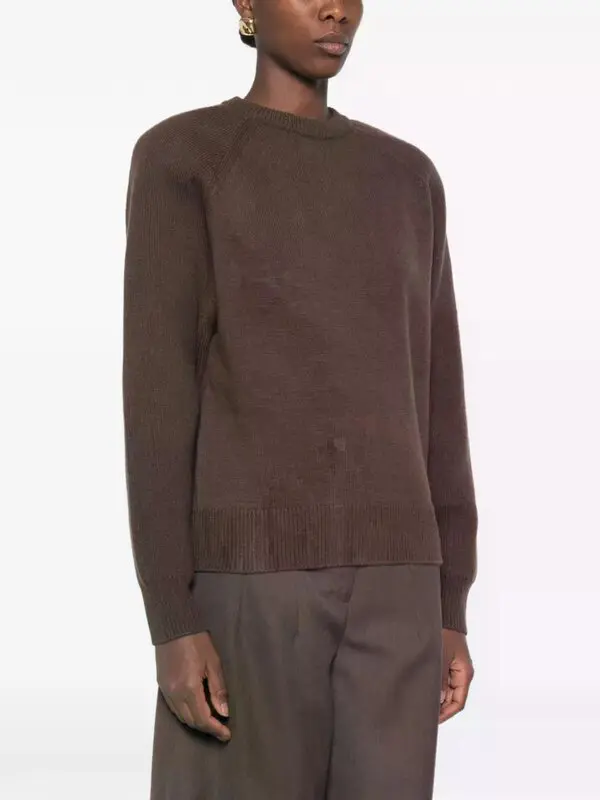 THE FRANKIE SHOP Lina Long-sleeve Sweater - Brown