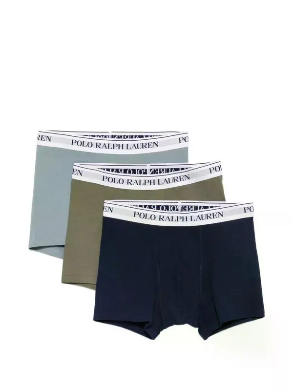 Polo Ralph Lauren Logo-waistband Boxers - Blue