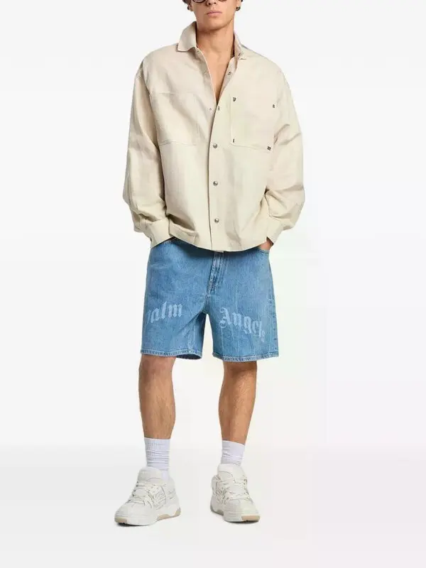 Palm Angels Palm Type Loose Shirt