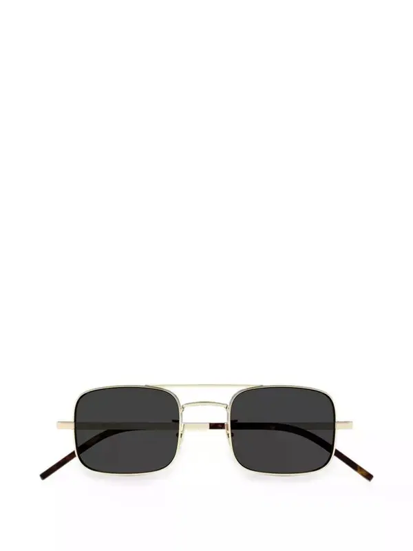 Saint Laurent Square-frame Double-bridge Sunglasses