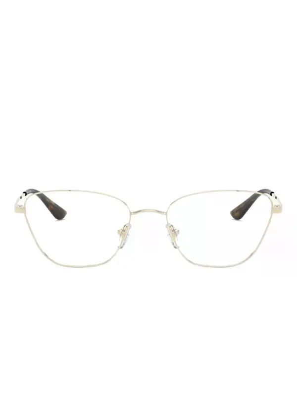 VOGUE EYEWEAR Oval Frame Eyeglasses - Gold