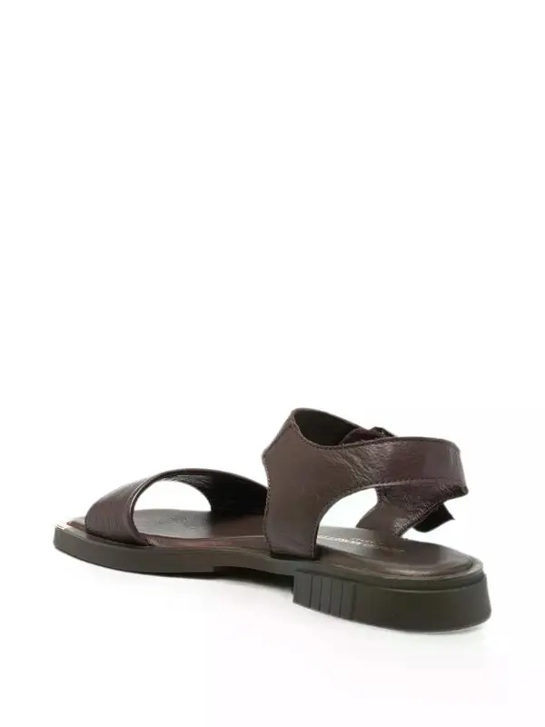 SERGIO MORETTI FIRENZE Buckle-fastening Leather Sandals
