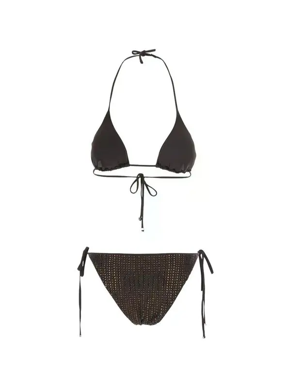 VENUJA Malibu Crystal Embellished Triangle Bikini