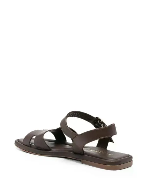 SERGIO MORETTI FIRENZE Buckle-fastening Leather Sandals