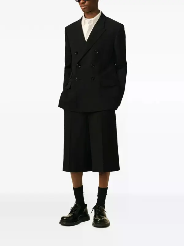 AMI Paris Double-breasted Straight-fit Wool Blazer