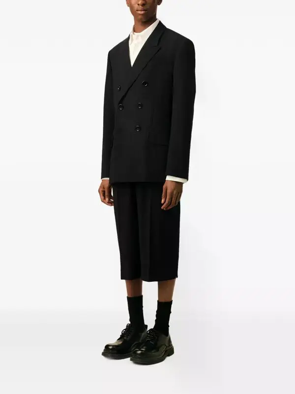 AMI Paris Double-breasted Straight-fit Wool Blazer