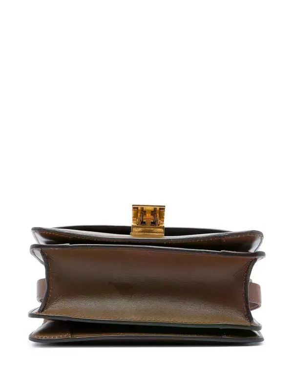 Celine Calfskin Classic Box Crossbody Bag - Brown