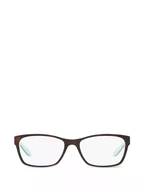 POLO RALPH LAUREN EYEWEAR Tortoiseshell-effect Rectangle-frame Glasses