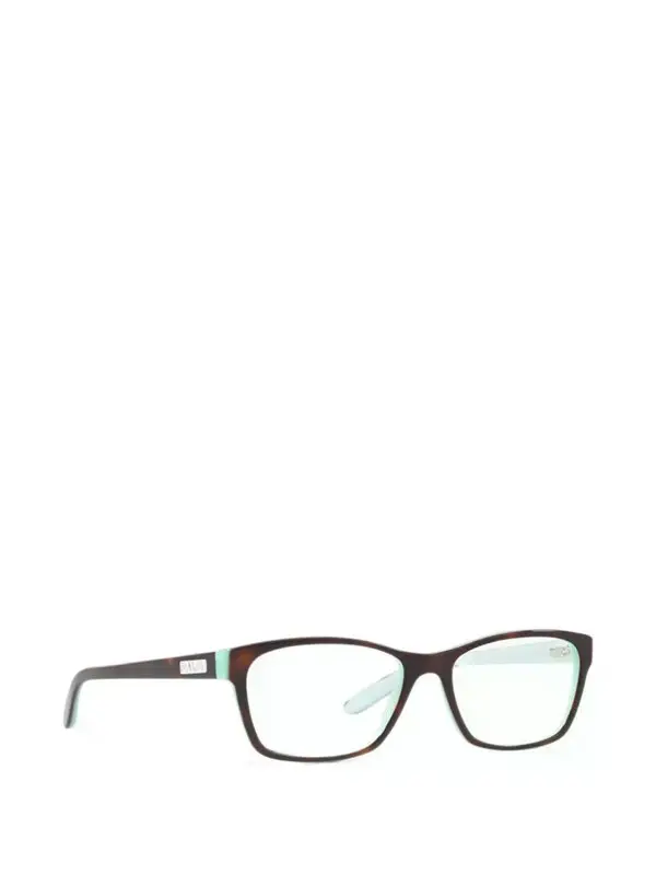 POLO RALPH LAUREN EYEWEAR Tortoiseshell-effect Rectangle-frame Glasses