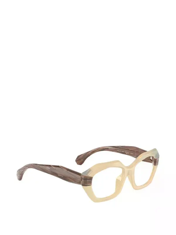 ALAIN MIKLI Geometric-frame Glasses