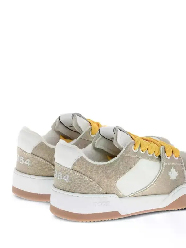 Dsquared2 Spiker Panelled Leather Sneakers