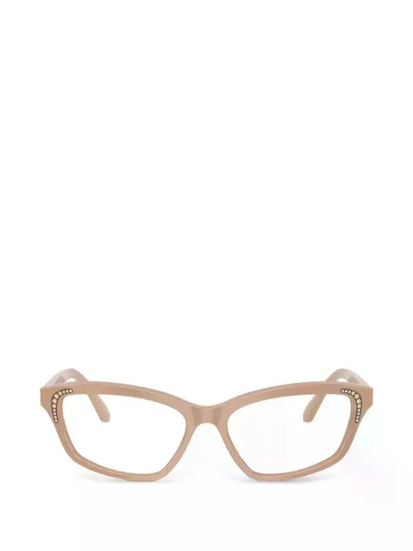 SWAROVSKI Crystal-embellished Cat-eye Glasses - Neutrals