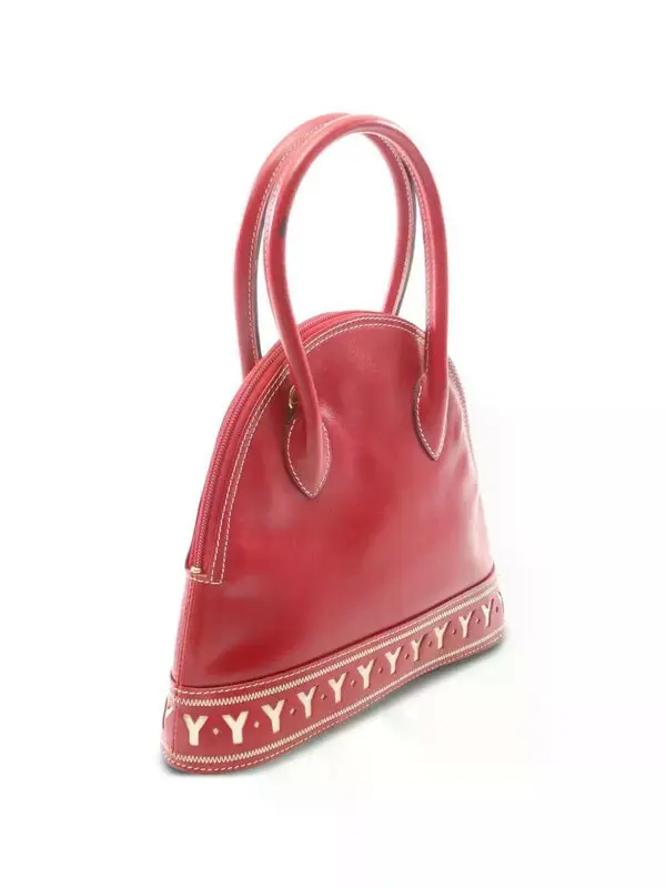 Saint Laurent Calf Leather Y-cutout Handbag