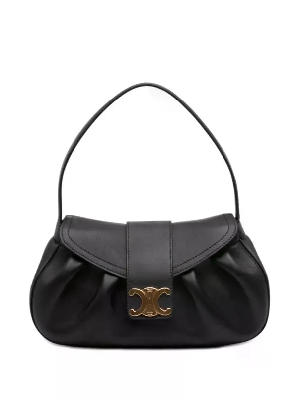 Celine 2023 Medium Calfskin Triomphe Polly Shoulder Bag