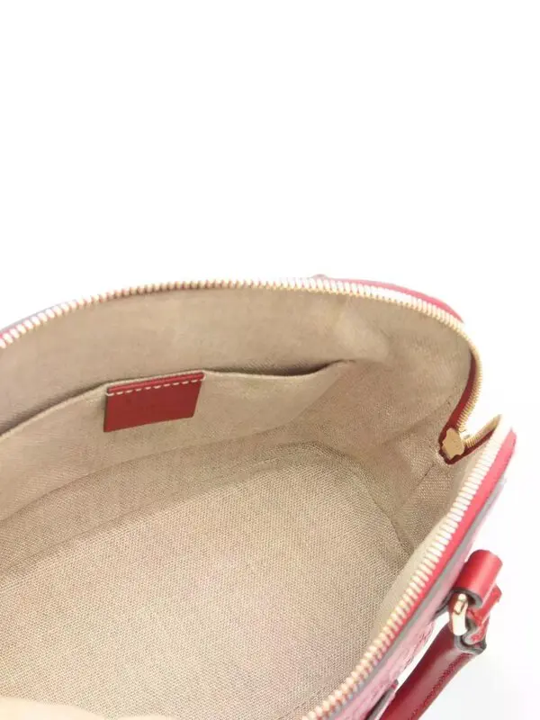 Gucci Micro Gg Guccissima Tote Bag - Red
